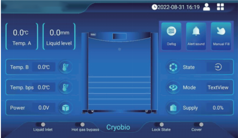 cryobio z biobank ln2 container